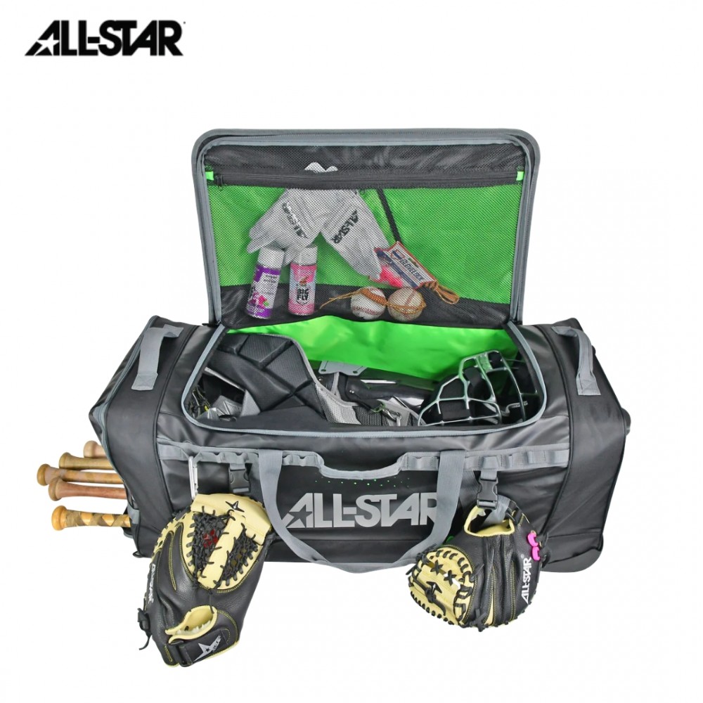 Bolsa con Ruedas para Receptor All-Star S7-Elite BB-S7E-RB-BK | Catcher ...